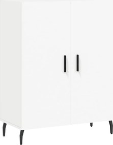 vidaXL Skříň highboard 69,5 x 34 x 180 cm kompozitní dřevo [3195691] Barva: bílá s vysokým leskem