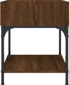 vidaXL Noční stolek 40 x 41 x 50 cm kompozitní dřevo [825881] Barva: kouřový dub