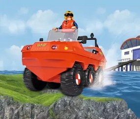 SIMBA Hasičské auto Hydrus / Hasič Sam / obojživelné vozidlo / s figur