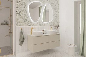 Comad Koupelnová skříňka pod umyvadlo Dalia Cashmere 60 kašmír mat