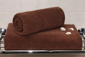 Kvalitní froté ručník APATIT - hnědý 50 x 100 cm, český výrobce Tibex