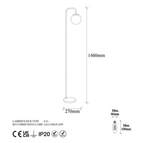 Stojací lampa, Viran - 10955