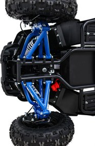 Ramiz Čtyřkolka na baterie E-STAR modrá 35 km/h + motor 1000W + nafukovací kola + nastavení sedadla
