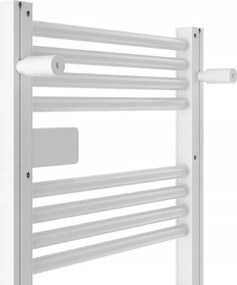 Erga Pago, elektrické topné těleso 540x960 mm s digitálním termostatem, 500W, bílá matná, ERG-LAV-GRZE-E-ALU-960540-WH