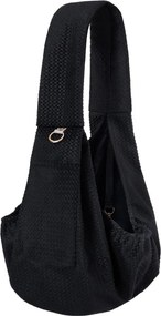 Muffin&Berry Cestovní taška Crossbody pro psy Sawyer černá Velikost: S