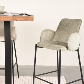 LABEL51 Barová židle JONI béžová 107 cm IH-50.183