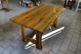 KULHÁNEK Chalupářský jídelní stůl Velikost desky: 190x80 cm