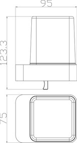 Slezák Rav Nil dávkovač tekutého mýdla skleněný lesklá zlatá NLA0304Z
