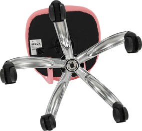 Dětská židle PIXIE - růžový polyester