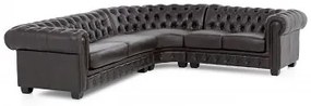 Kožená rohová pohovka Chesterfield Antique III