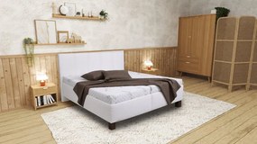 Pohoda Čalouněná postel SARAY s úložným prostorem a volně loženou matrací | Látka: Afro 11,Šířka matrace: 160 cm