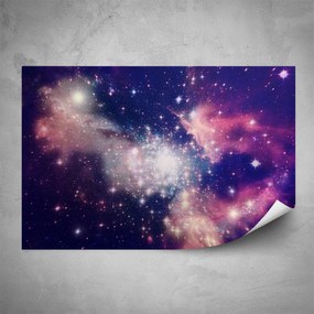 Plakát - Vesmírná záře (60x40 cm) - PopyDesign