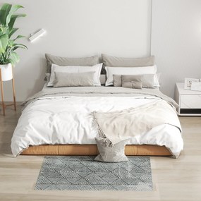 HOMCOM Krátkosrstý koberec do obývacího pokoje v moderním stylu, pratelný koberec, koberec do obývacího pokoje, ložnice, 150 x 80 cm Tmavě šedý