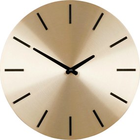 XXXLutz NÁSTĚNNÉ HODINY barvy zlata 35,5 cm - Nástěnné hodiny - 004536021202