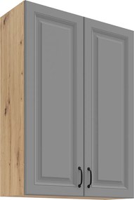STILO ad | horní skříňka 80 G-108 2F s policemi | 80 cm | EXTRA VYSOKÁ | artisan/šedá