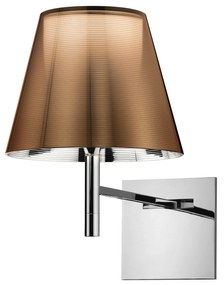 Flos F6307046 KTribe W, designové nástěnné lampa se stmívačem, 1x70W E27, aluminizovaná bronzová, výška 35cm