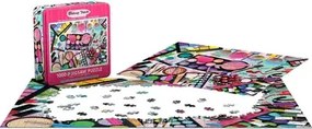 EUROGRAPHICS Puzzle Paleta barev: Makeup v plechové krabičce / 1000 dí