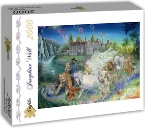 GRAFIKA Puzzle Pohádková svatba / 2000 dílků / 96 x 68 cm