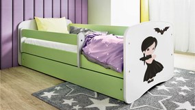 XXXLutz POSTEL PRO DĚTI A MLÁDEŽ 80/160 cm, zelená, bílá MID.YOU - Dětské pokoje sestavy - 00214200024F
