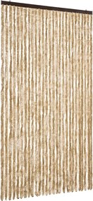 Závěs proti hmyzu béžový 118 x 220 cm Chenille 315137