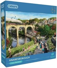 GIBSONS Puzzle Knaresborough / 1000 dílků / 68 x 49 cm