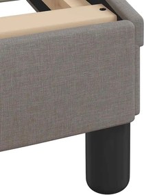 Postel s matrací Dover taupe 140 x 200 cm textil 3208408