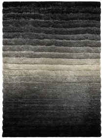 Dywany Łuszczów, Kusový koberec Flim 007-B6 Stripes grey, 80x150, šedá, ložnice