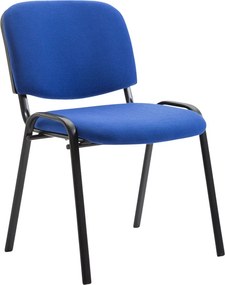 Sada 4 konferenčních židlí Ken látka – modrá