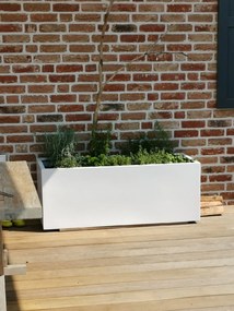 Truhlík MAXI, sklolaminát, šířka 120 cm, bílý mat, outlet