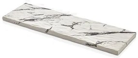 KULSAN MELAMÍNOVÝ MRAMOROVÝ PODNOS 53X16,3 CM BÍLÝ