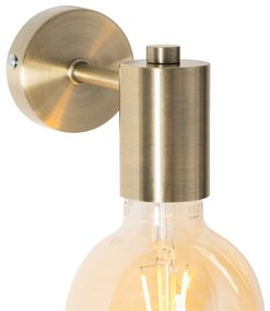 Průmyslová nástěnná lampa bronzová - Facil