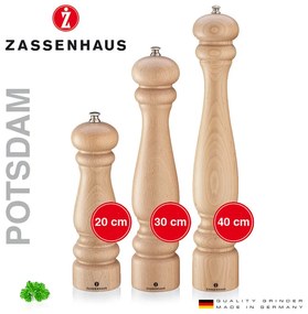 Zassenhaus POTSDAM - Mlýnek na pepř přírodní buk 40 cm