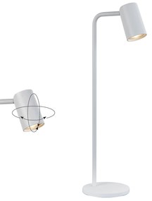 Mantra 7521 Sal, bílá stolní lampa s otočnou hlavou 1xGU10, výška 53,5cm