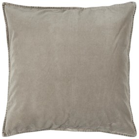 IB LAURSEN Sametový povlak na polštář Ash Grey 52×52 cm, šedá barva, textil