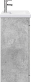 Sada koupelnového nábytku Betonově šedá 81 x 40 x 84,5 cm 3404361