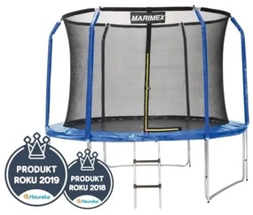 Trampolína 305 cm 2021 Marimex 19000081 s ochrannou sítí a schůdky