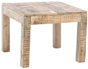 Bruxxi Konferenční stolek Rustica 60 cm, mangové dřevo