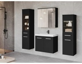 Koupelnový nábytek Apogon II, Barva: černý grafit, Sifon k umyvadlu: ano, Osvětlení: bez osvětlení, Baterie: ne