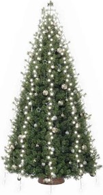 Světýlka na stromeček 500 LED studená bílá 500 cm dovnitř i ven 328896