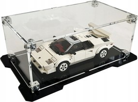 Vitrína s černou základnou pro stavebnici Lego 76908 Lamborghini Countach