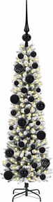 Umělý vánoční stromeček Bílá 120 cm PVC, kov a plast 3396082