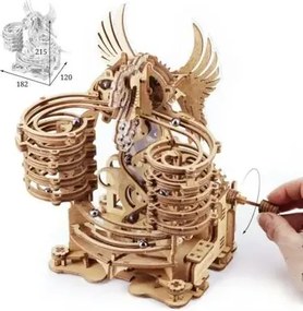 iDventure 3D dřevěná skládačka Kuličková dráha Drak / od 14 let