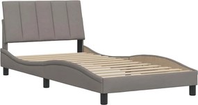 Rám postele bez matrace Hanko taupe 100 x 200 cm textil 3310374