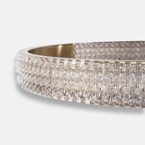 Toolight Toolight, LED stropní svítidlo 68x40cm, 42W, 4000K, 3000lm + dálkové ovládání, G004-C, zlatá matná, OSW-09745