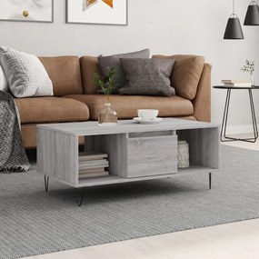 vidaXL Konferenční stolek 90x50x36,5 cm kompozitní dřevo [830590] Barva: šedá sonoma
