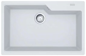 Franke Urban - Fragranitový dřez UBG 610-78, 78x50 cm, bílá led 114.0700.091