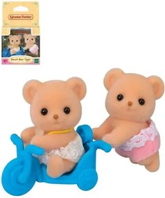 SYLVANIAN FAMILIES Dvojčata sušenkoví medvídci / Herní set s motorkou