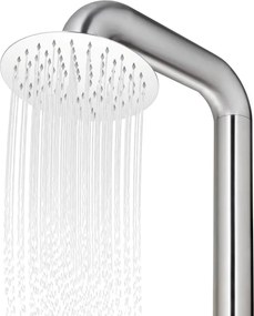 Zahradní sprcha 225 cm nerezová ocel 315941