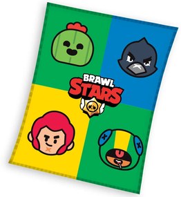 Dětská deka Brawl Stars portréty 110x140cm