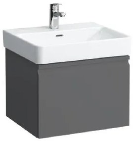 Laufen Pro S - Umyvadlová skříňka, 520x450x390 mm, 1 zásuvka, grafit mat H4833520964801